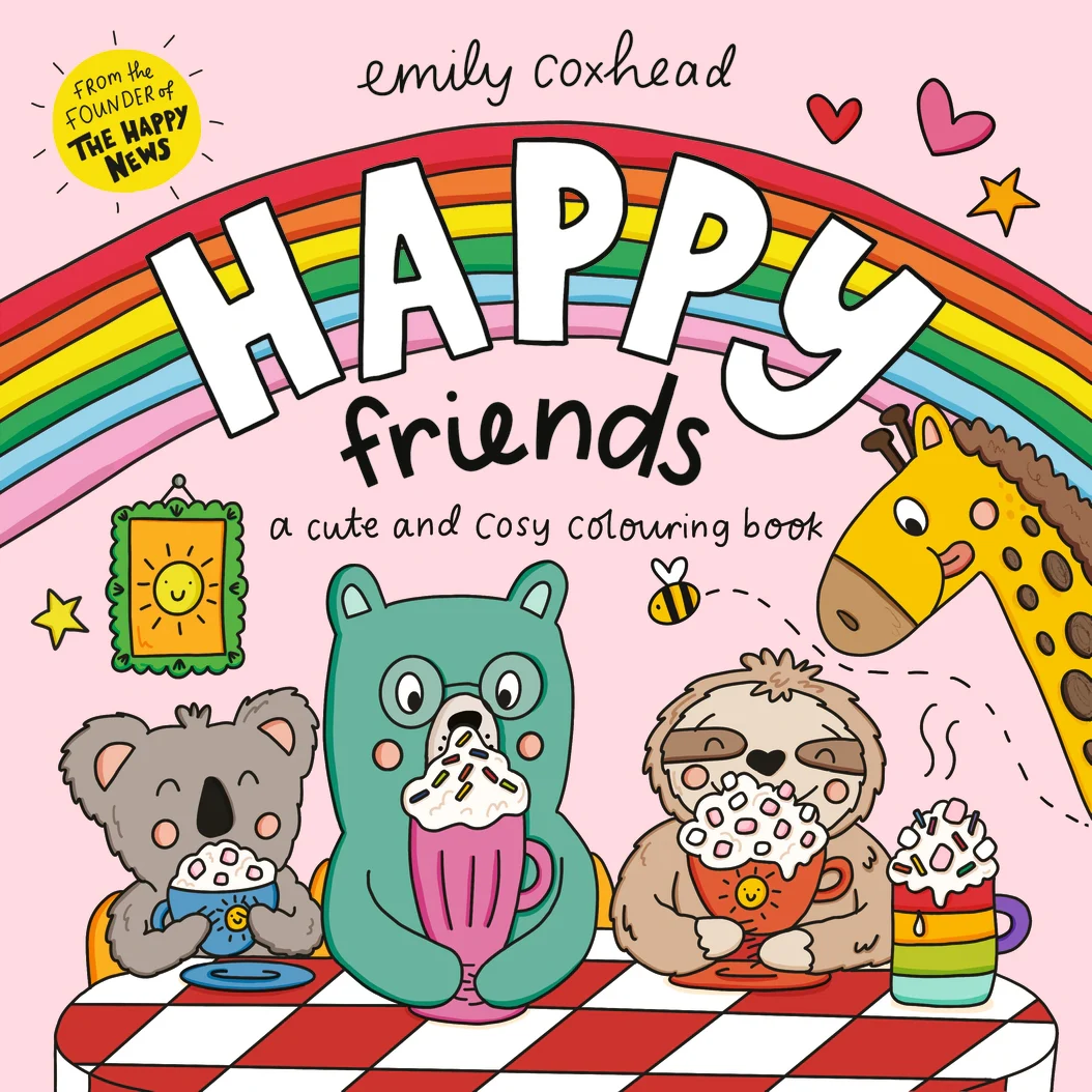 Happy Friends: A Cute and Cosy Colouring Book - Walker Books