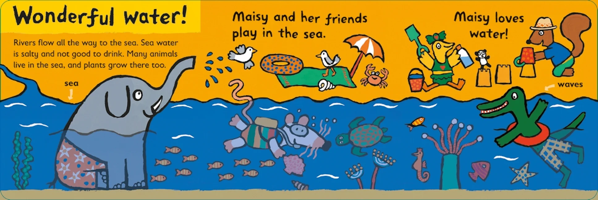 Maisy Loves Water: A Maisy's Planet Book - Walker Books